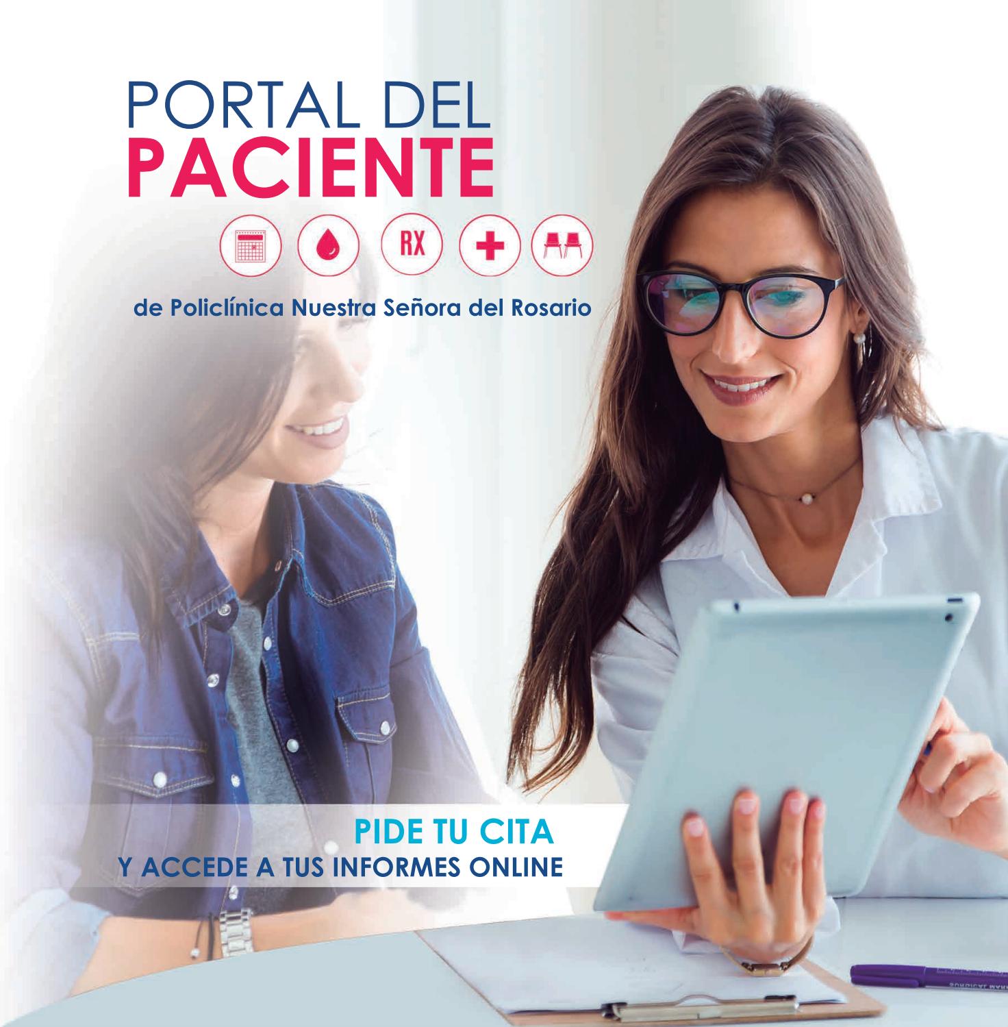 Tríptico Portal paciente español by grupopoliclinica - Issuu