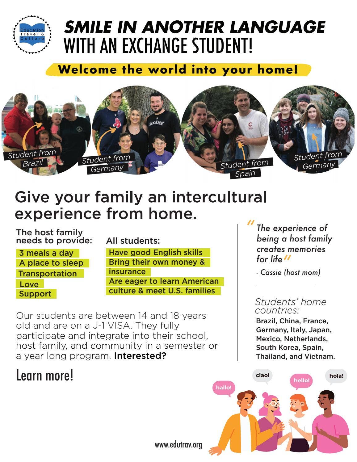 Language 1 - ETC Flyer by Education Travel & Culture - Issuu