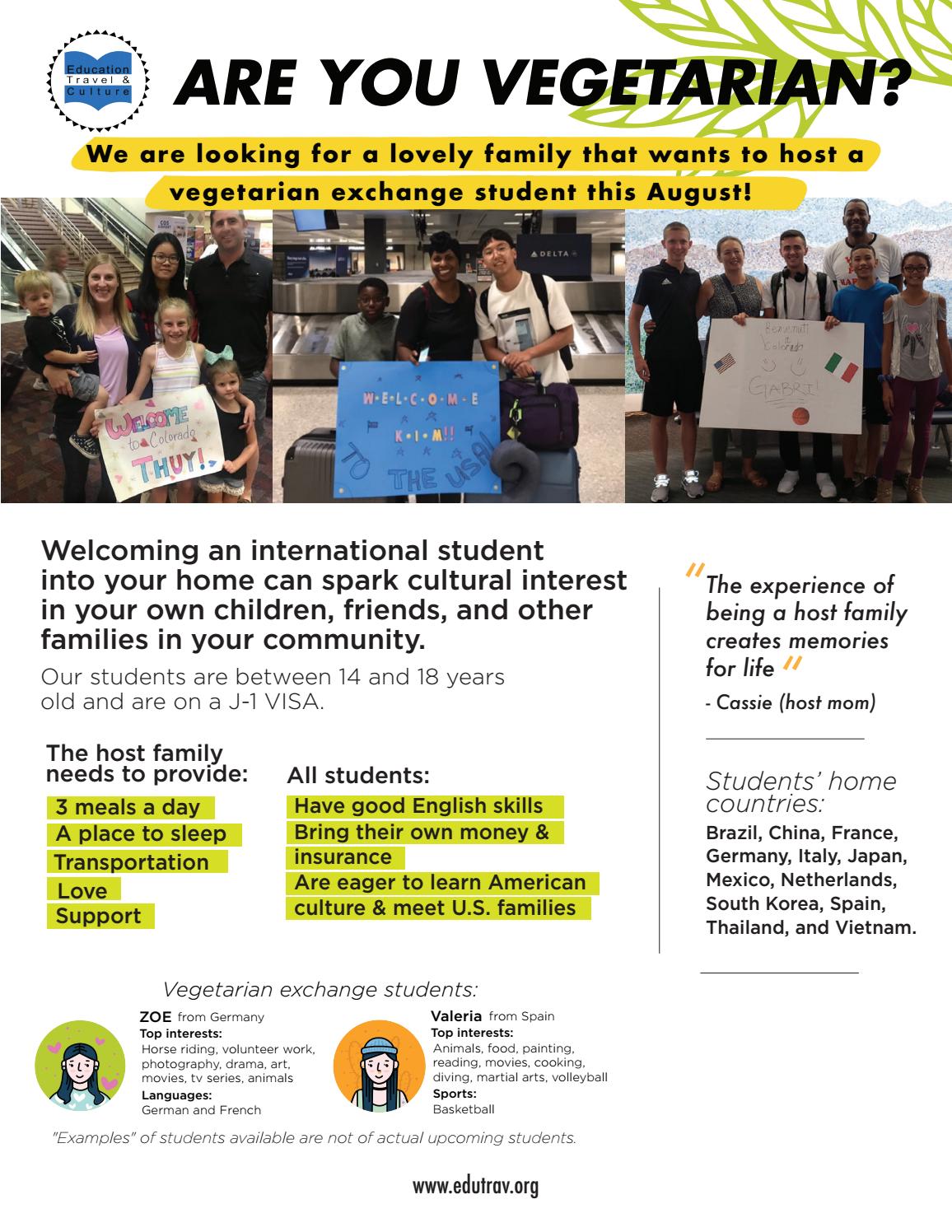 Vegetarian 2 - ETC Flyer by Education Travel & Culture - Issuu