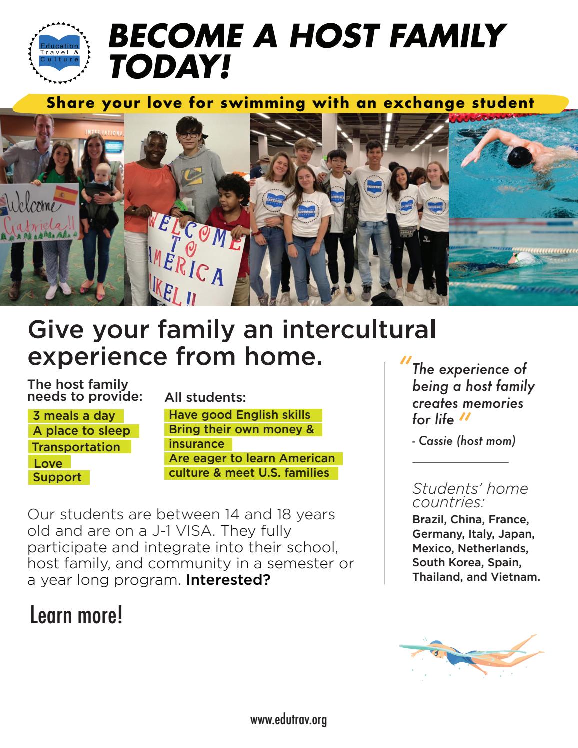 Swimming - ETC Flyer by Education Travel & Culture - Issuu