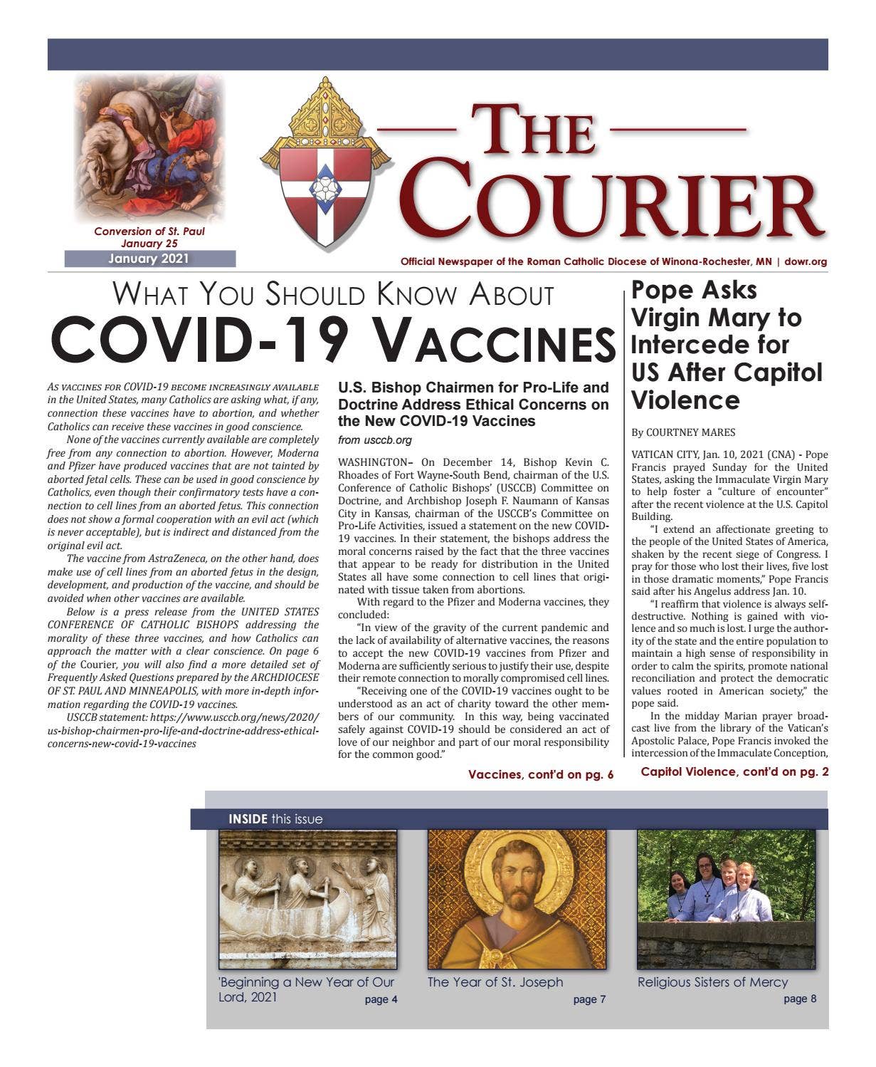 January 2021 by Diocese of Winona-Rochester - Issuu