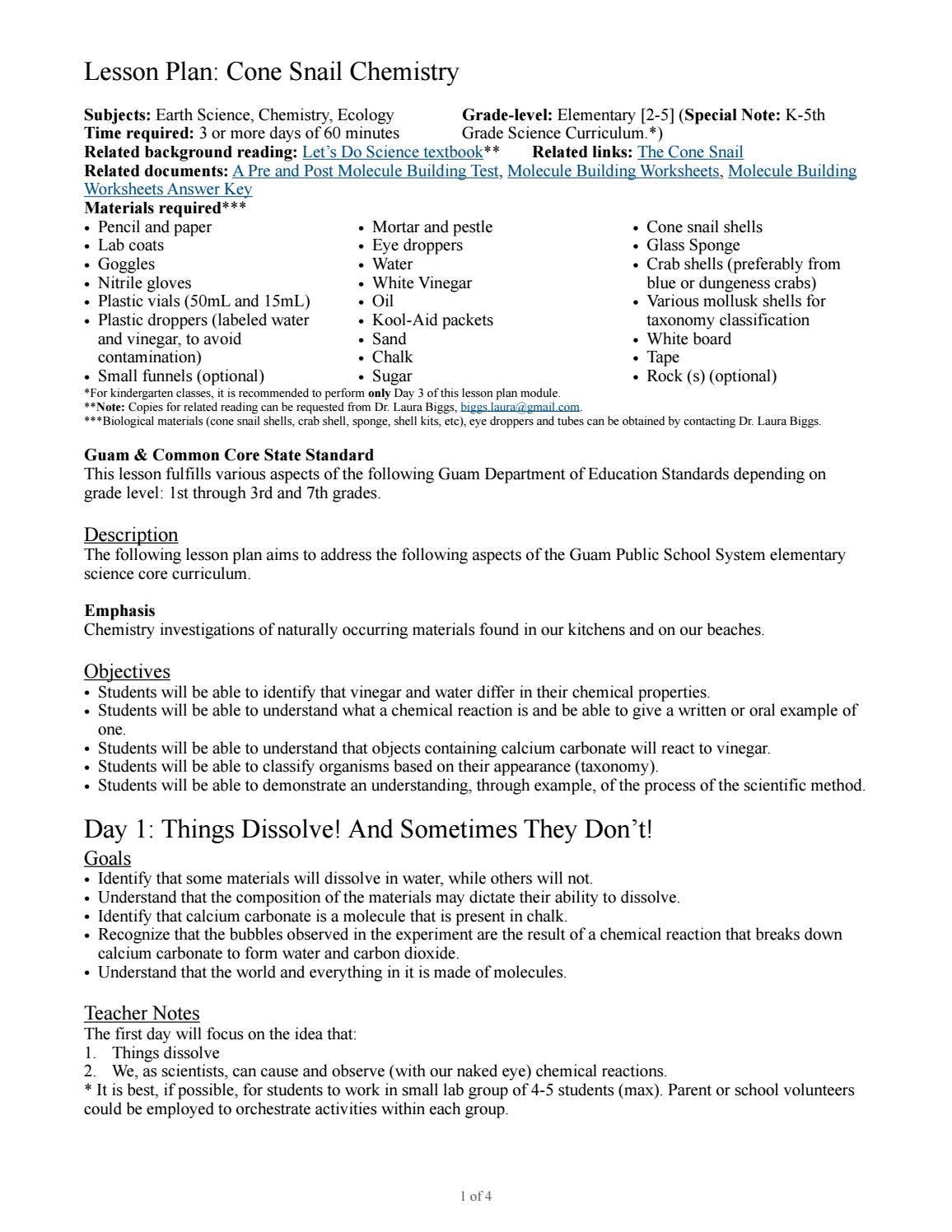 Cone Snail Chemistry by Guampedia - Issuu