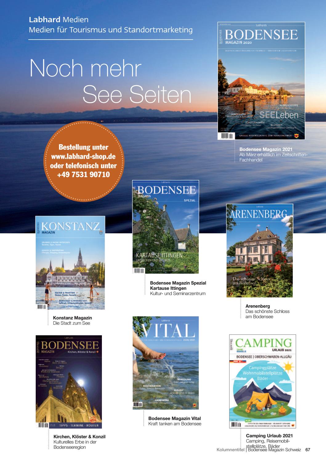 Bodensee Magazin Schweiz 2021 by Labhard Medien - Issuu