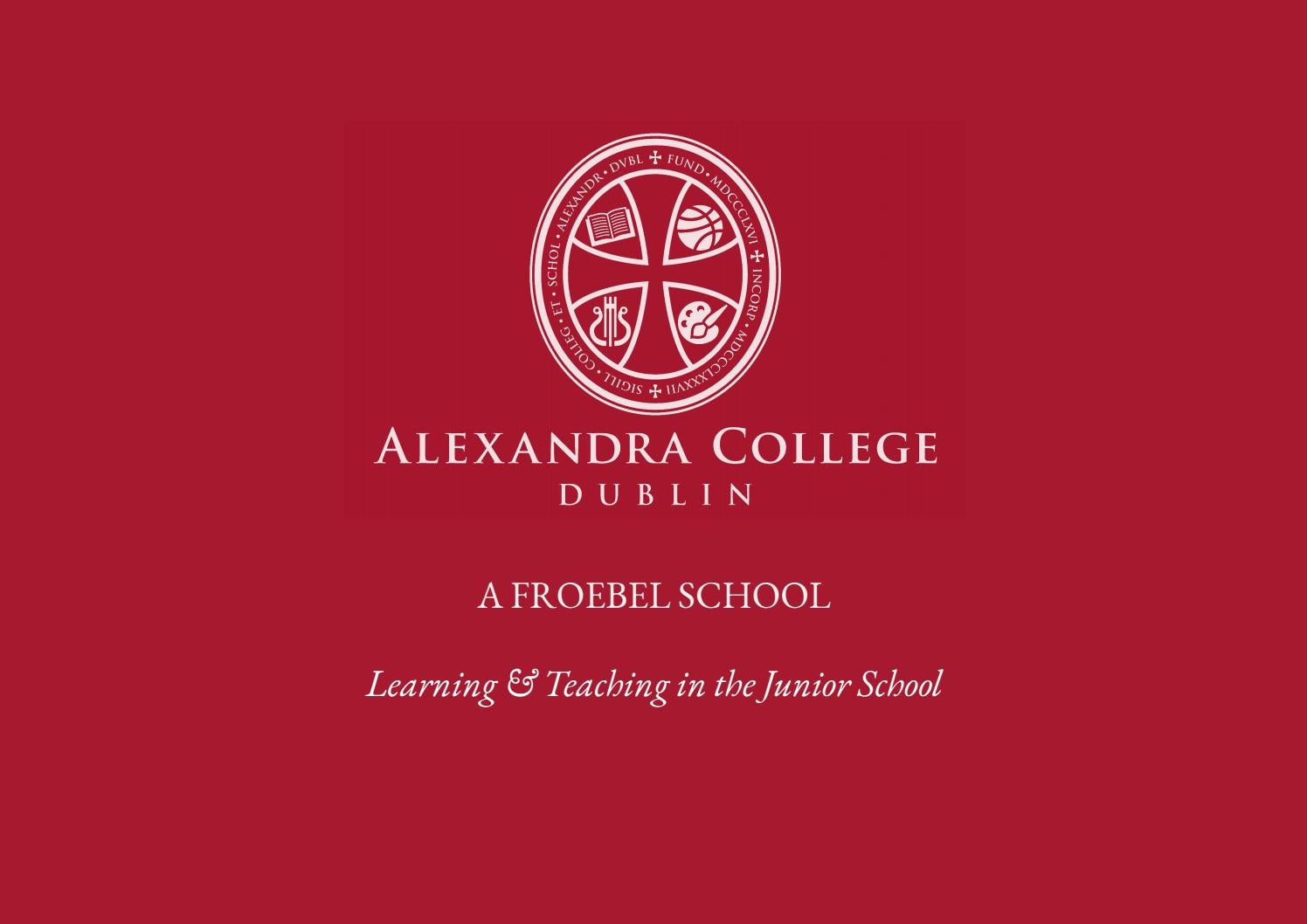 This is Froebel by Alexandra College Dublin - Issuu