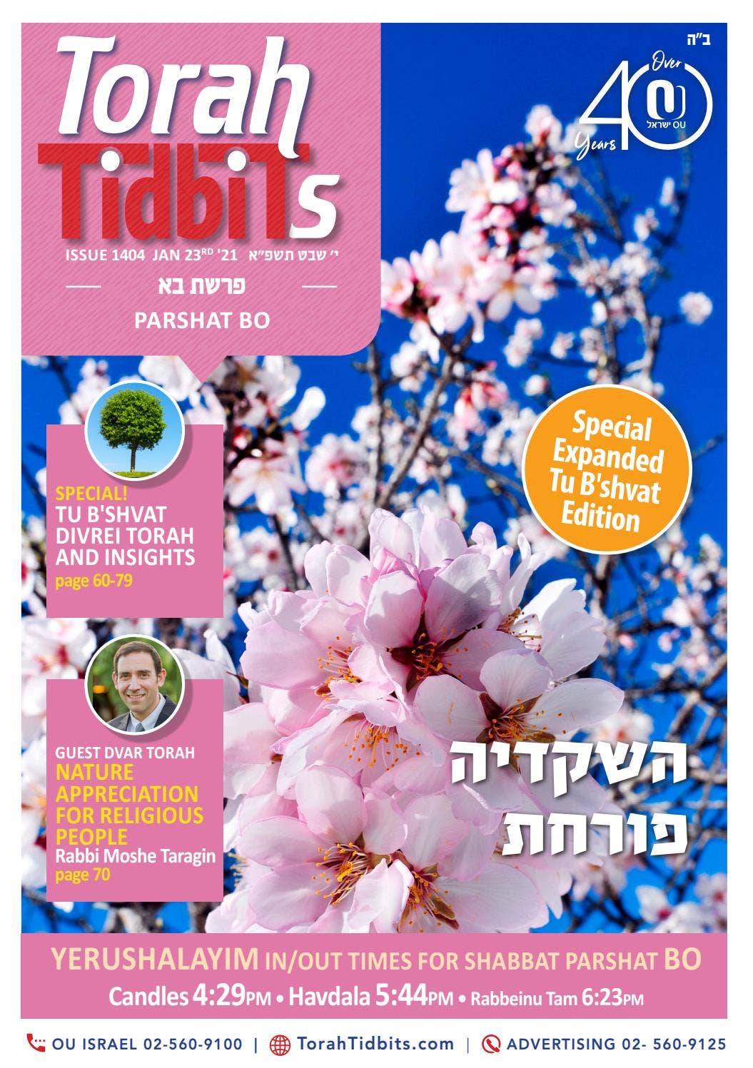 Torah Tidbits Issue 1404 Bo by Orthodox Union - Issuu