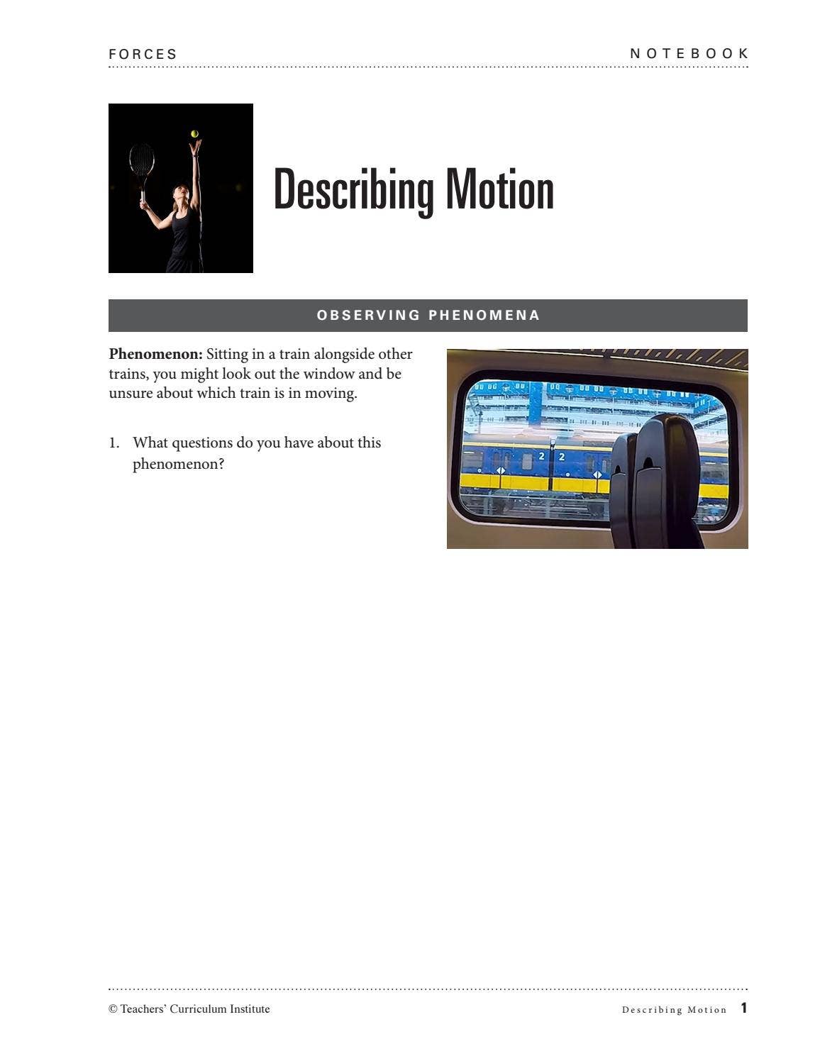 Bring Science Alive! Forces and Energy Interactive Student Notebook ...