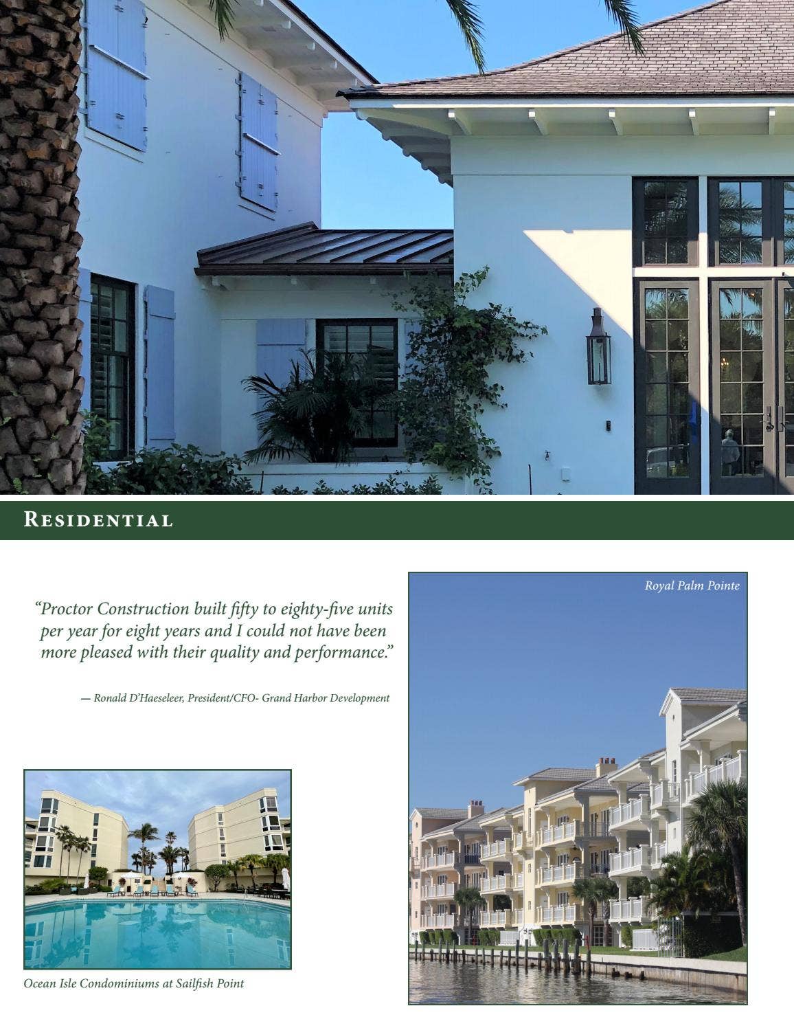 Proctor Construction Company Brochure by stesta-proctorcc - Issuu