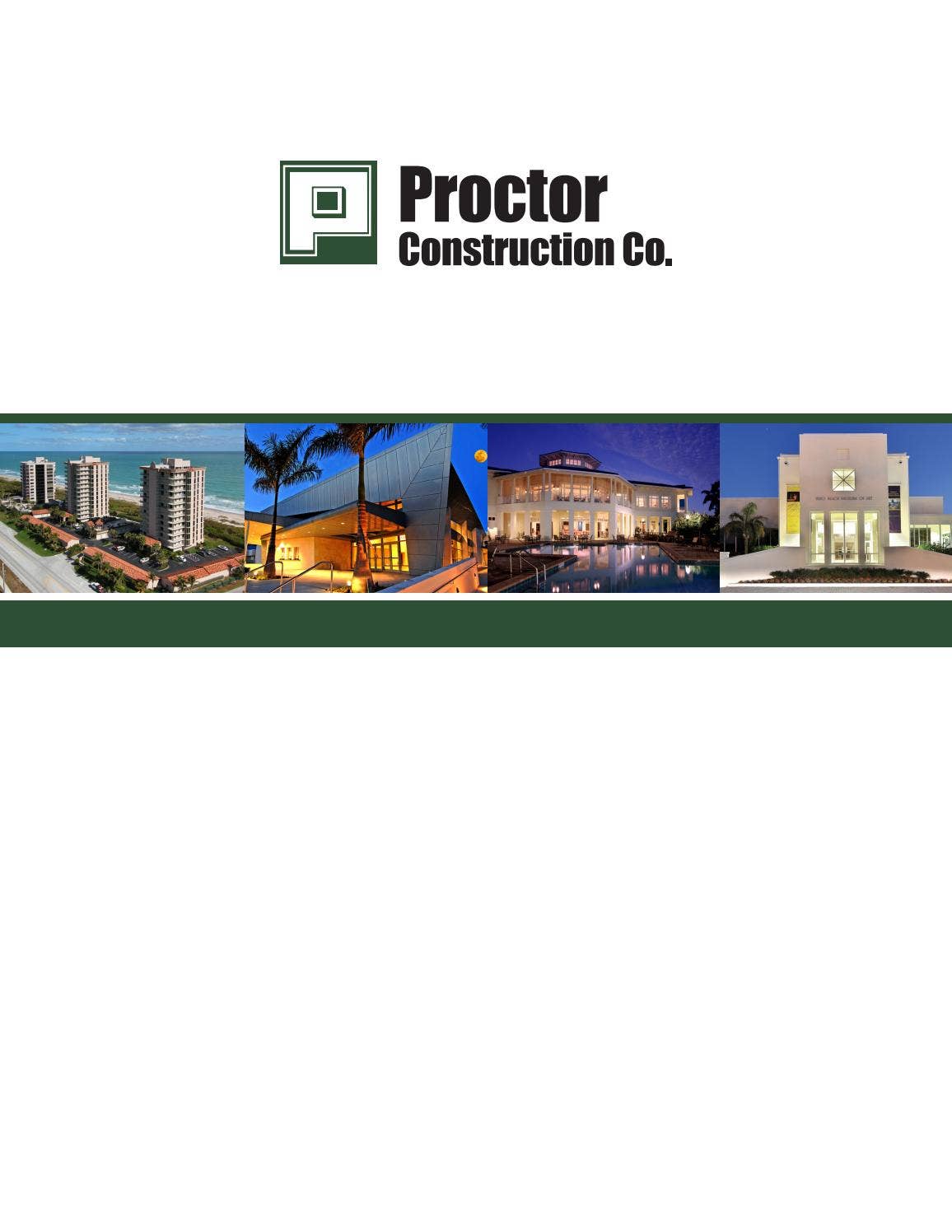 Proctor Construction Company Brochure by stesta-proctorcc - Issuu