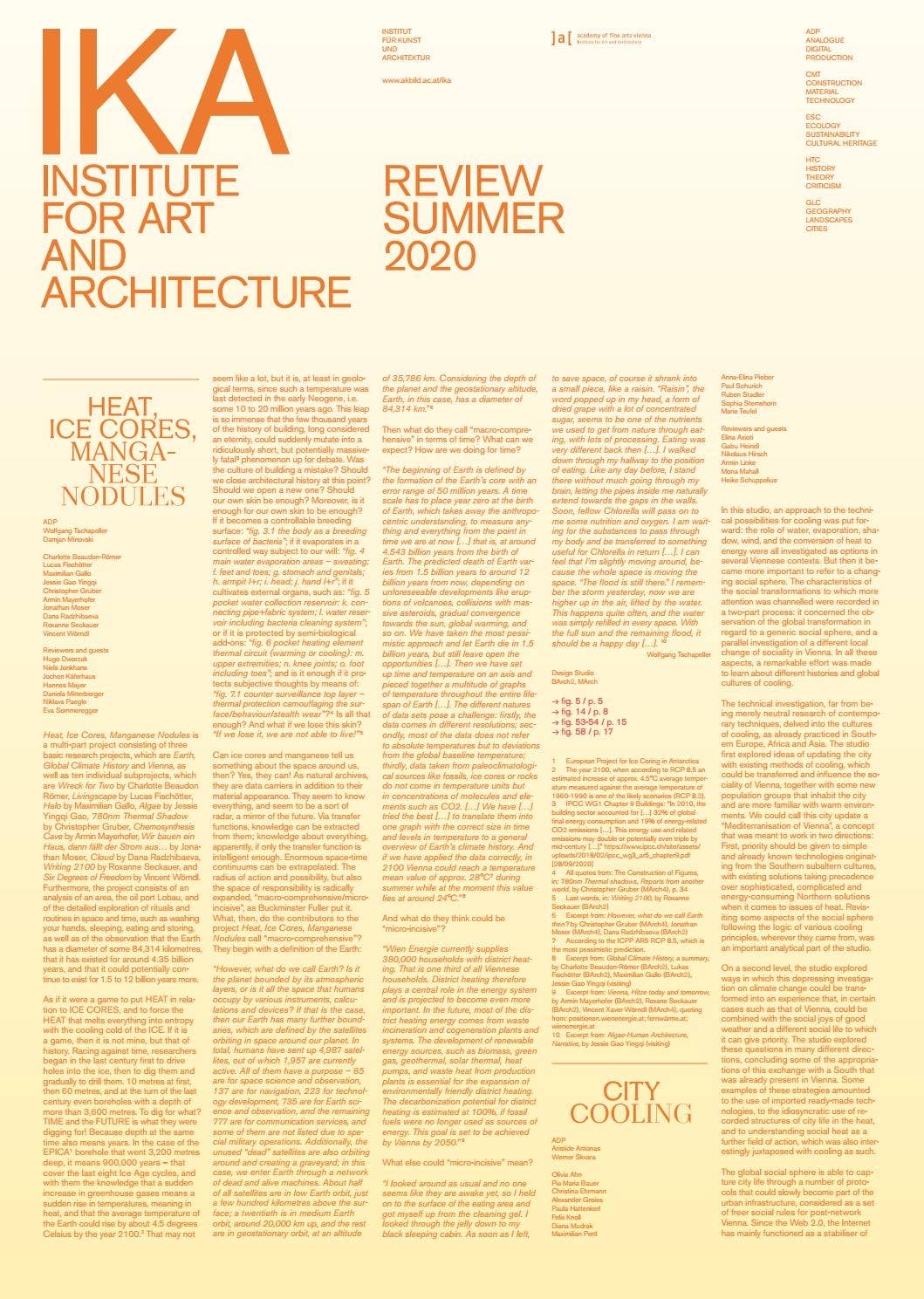 IKA REVIEW SUMMER 2020 by IKA Institute for Art and Architecture - Issuu