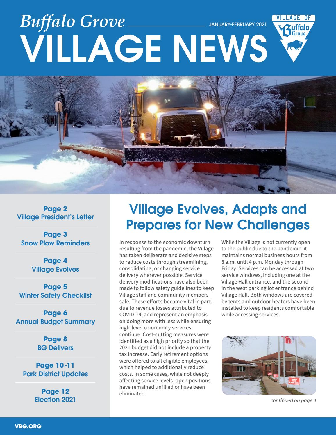 January-February Village News by BuffaloGrove - Issuu