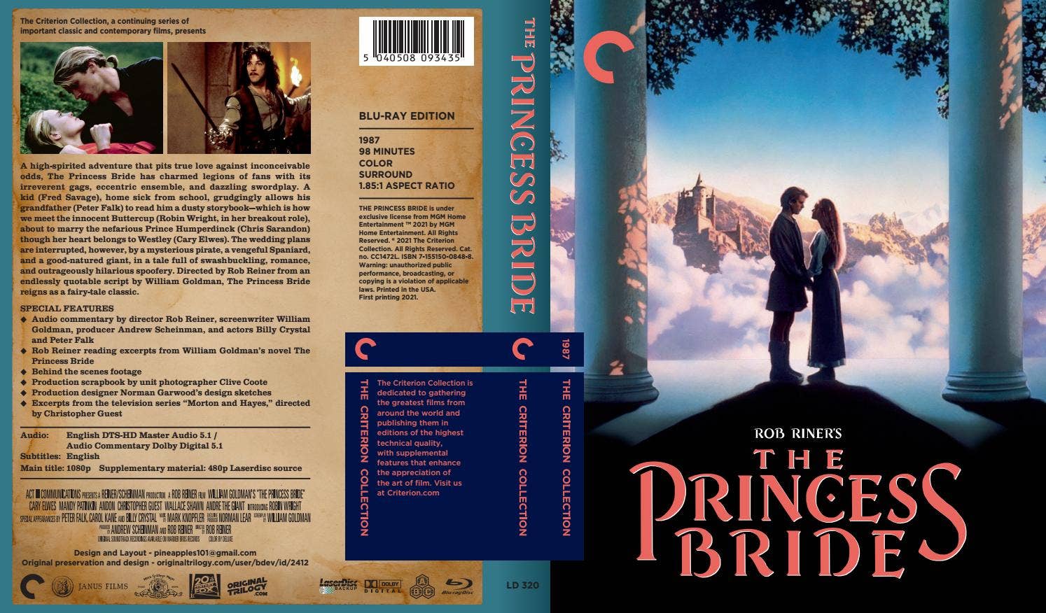 The Princess Bride - Criterion Collection Laserdisc Preservation by ...