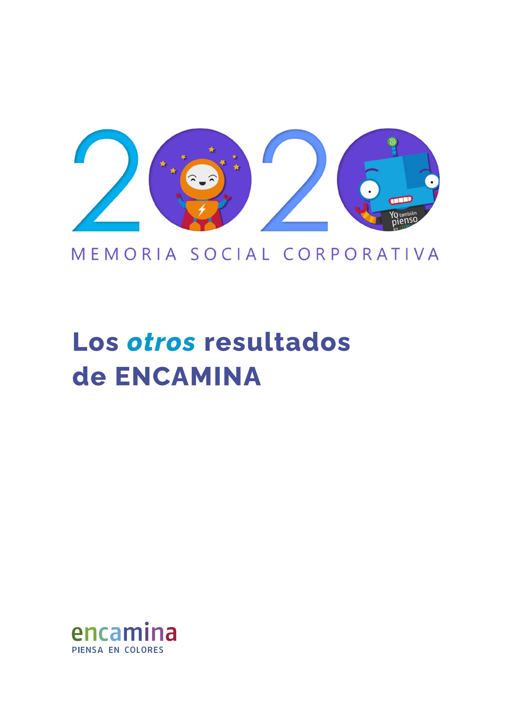 Memoria Social ENCAMINA 2020. Los "otros" resultados de ENCAMINA by ...