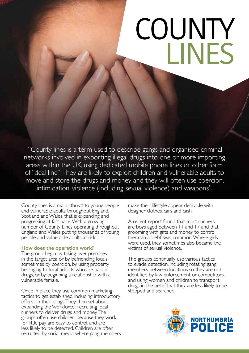 Northumbria Police - County Lines by ncl38 - Issuu