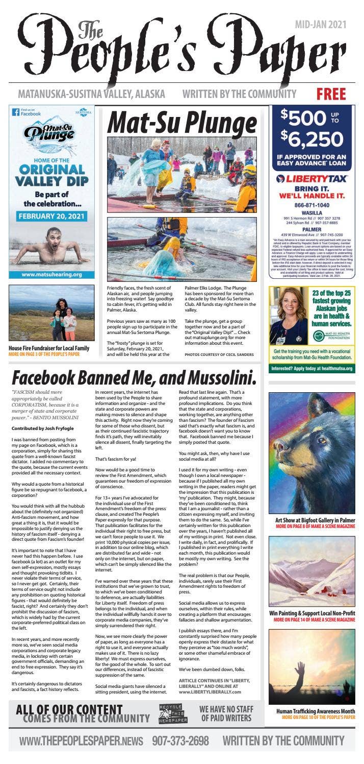 The People's Paper January 2021 by The Peoples Paper - Issuu