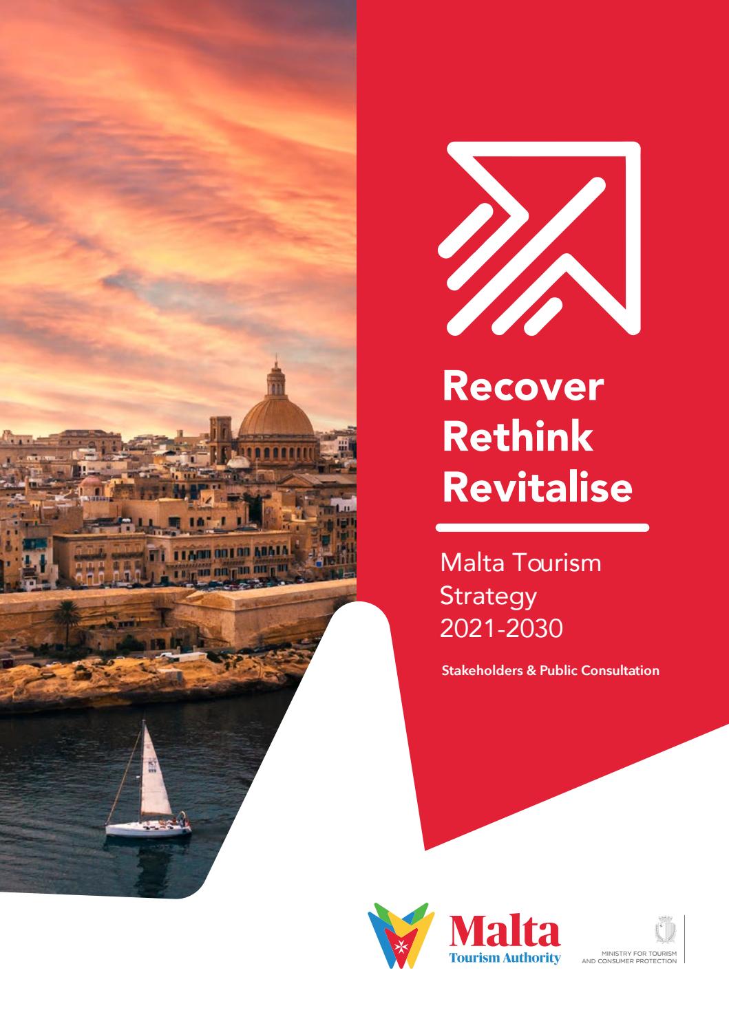 Recover Rethink Revitalise - Malta Tourism Strategy 2021 - 2030 by ...