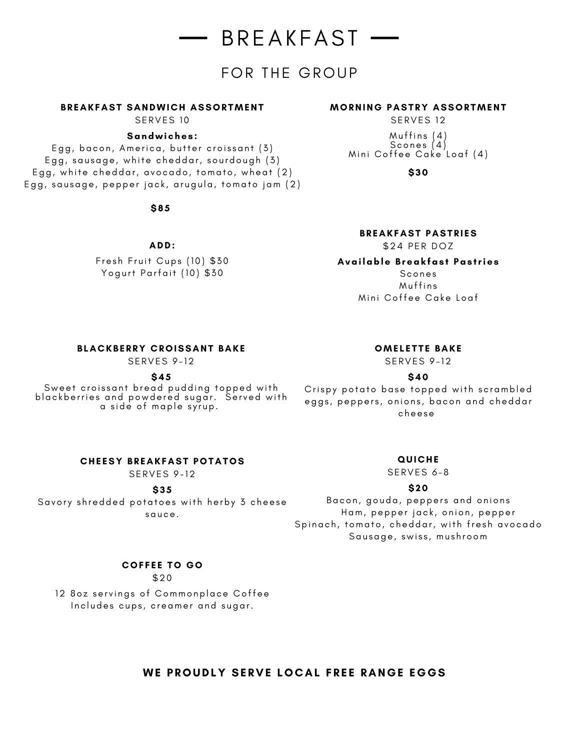 Bloom Cafe Spring Catering Menu by bloomcafe - Issuu