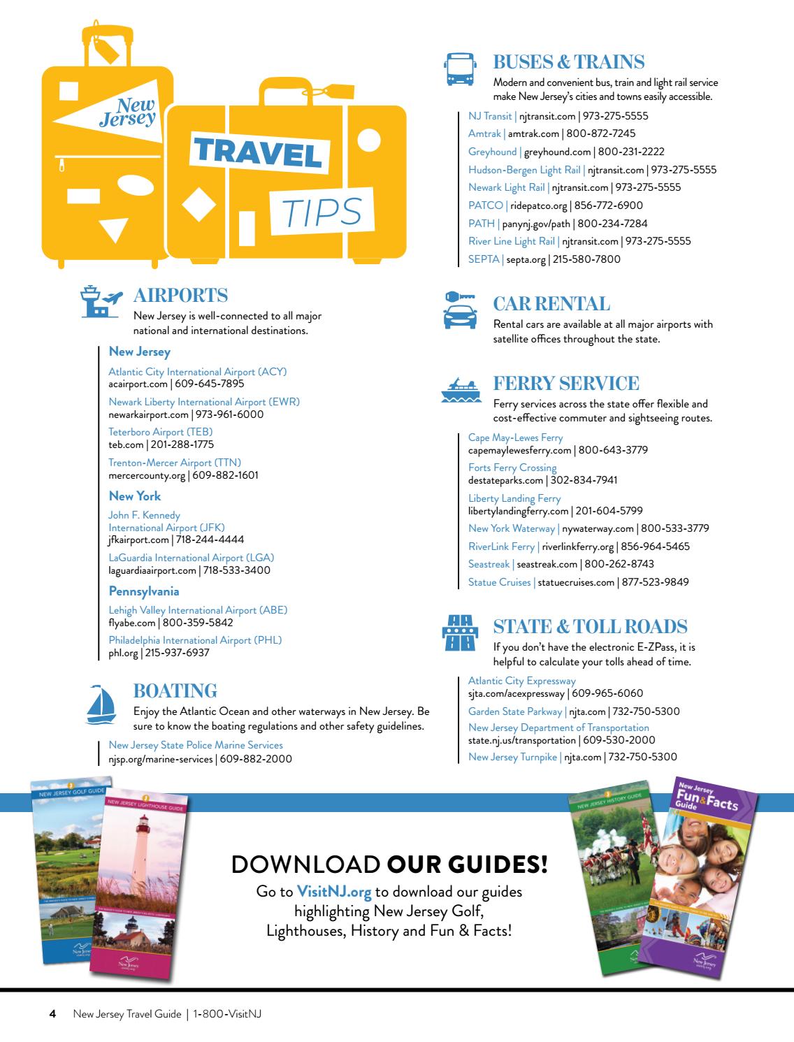 New Jersey 2021 Official Travel Guide by digital_pubs - Issuu