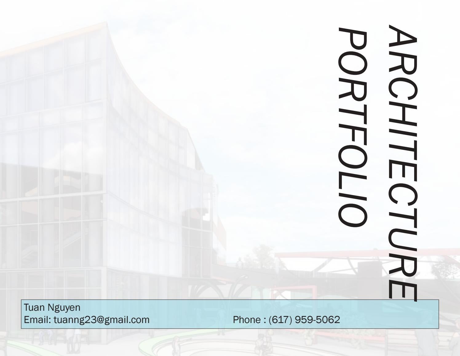 Architecture Portfolio 2020 by Tuan Nguyen - Issuu