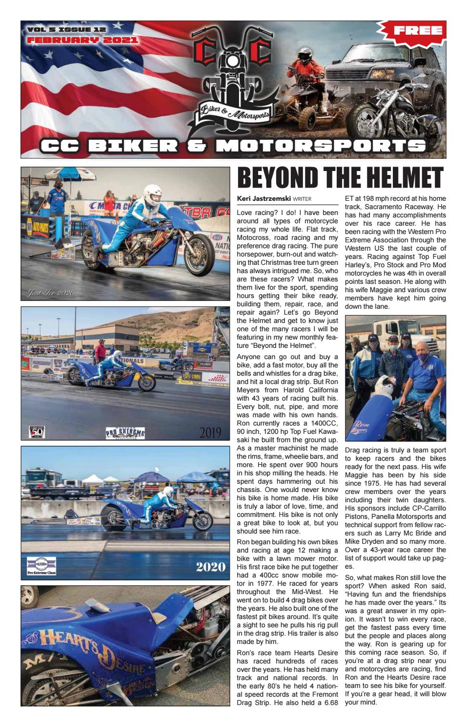 CC Biker and Motorsports Newspaper February 2021 Interactive Version by ...