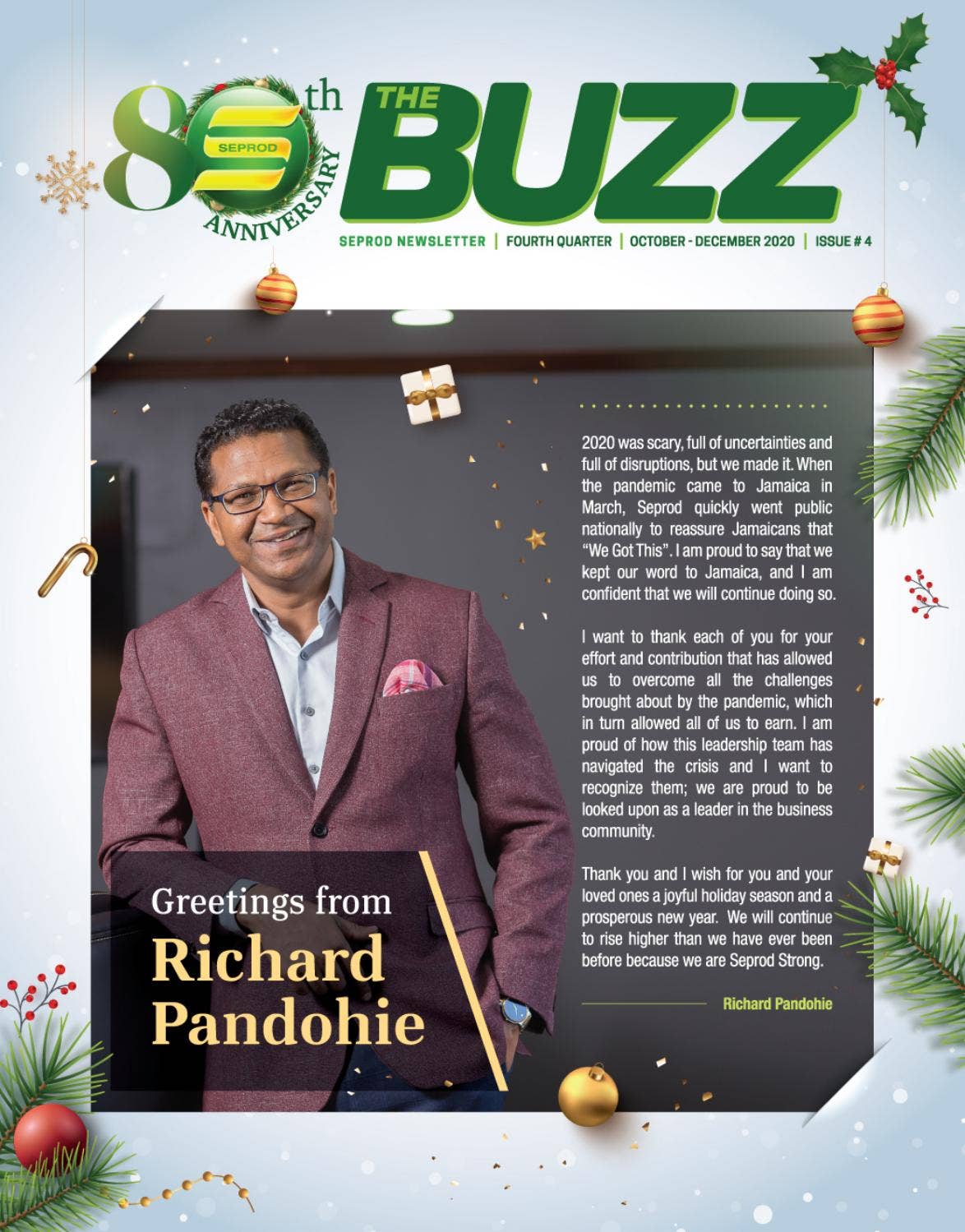Seprod: The BUZZ - October - December 2020: Issue #4 by Seprod Group ...
