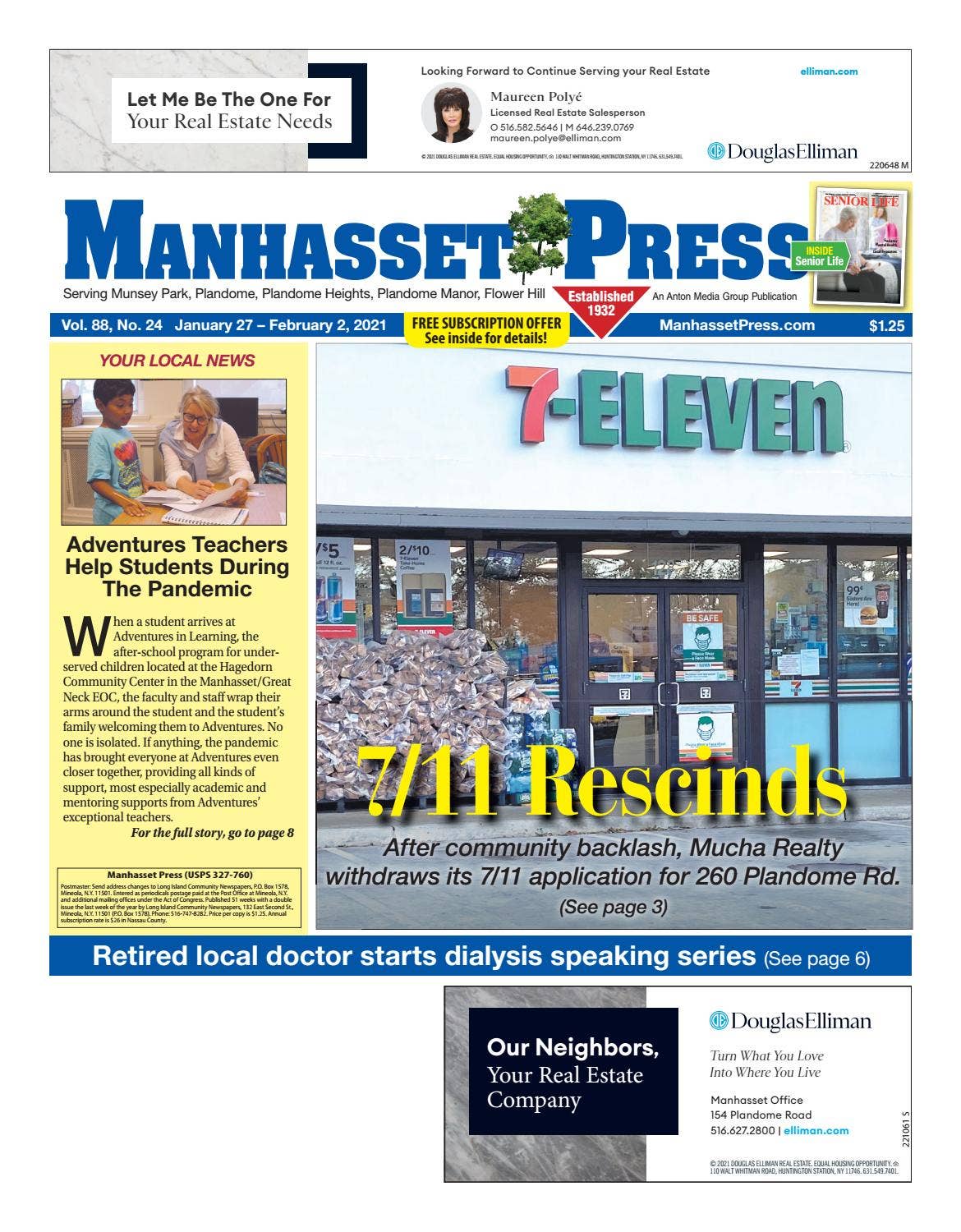 Manhasset Press 1/27/21 edition is published weekly by Anton Media ...