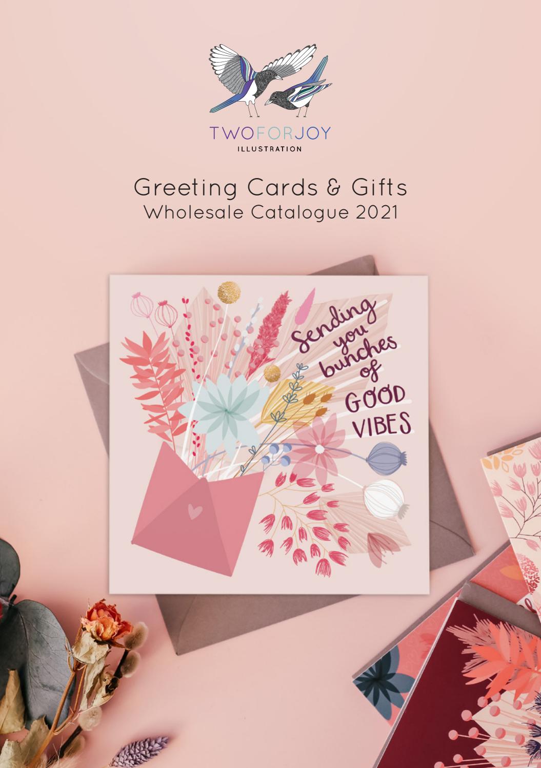 Two For Joy Illustration - Greeting Cards & Gift 2021 Wholesale ...