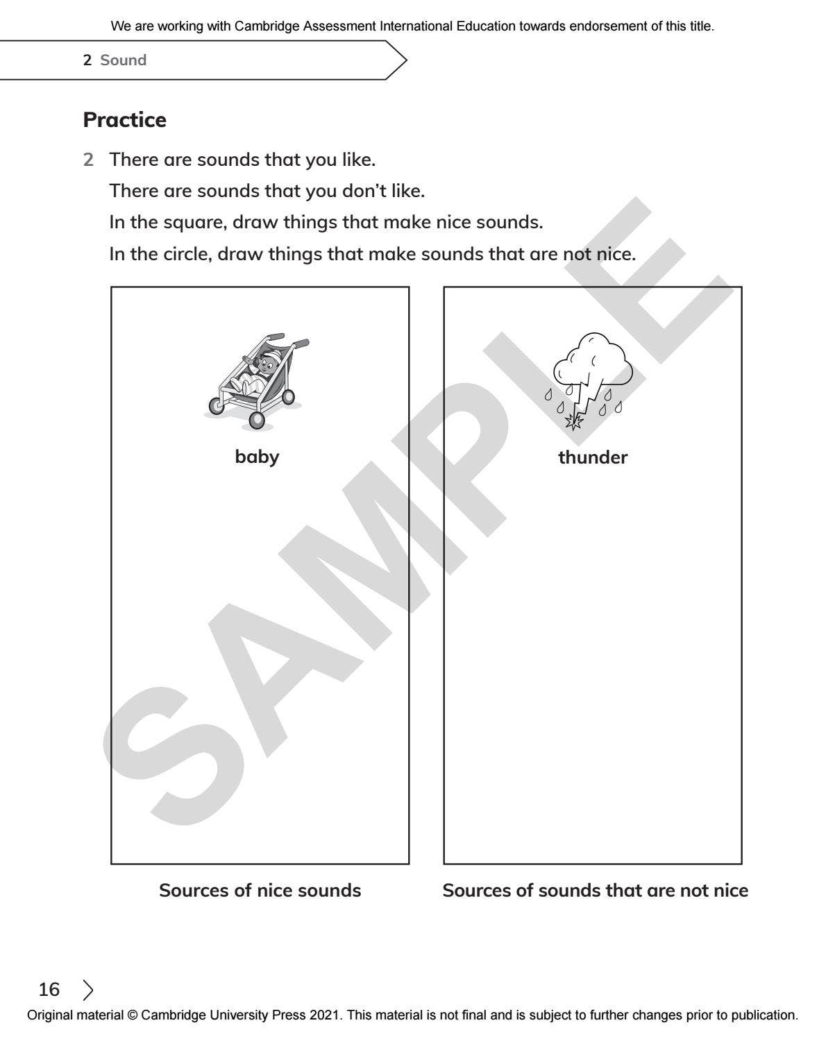 Primary Science Workbook 1 Sample by Cambridge International Education ...