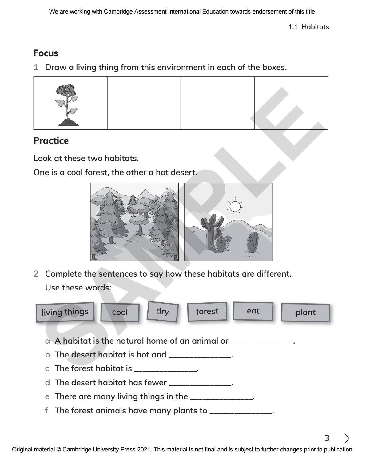 Primary Science Workbook 2 Sample by Cambridge International Education ...