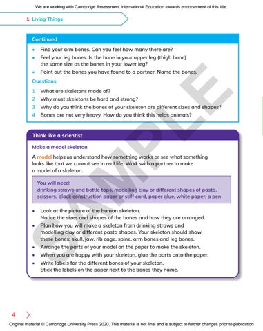 Primary Science Learner’s Book 4 Sample by Cambridge International ...