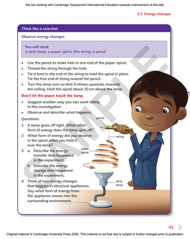 Primary Science Learner’s Book 4 Sample by Cambridge International ...
