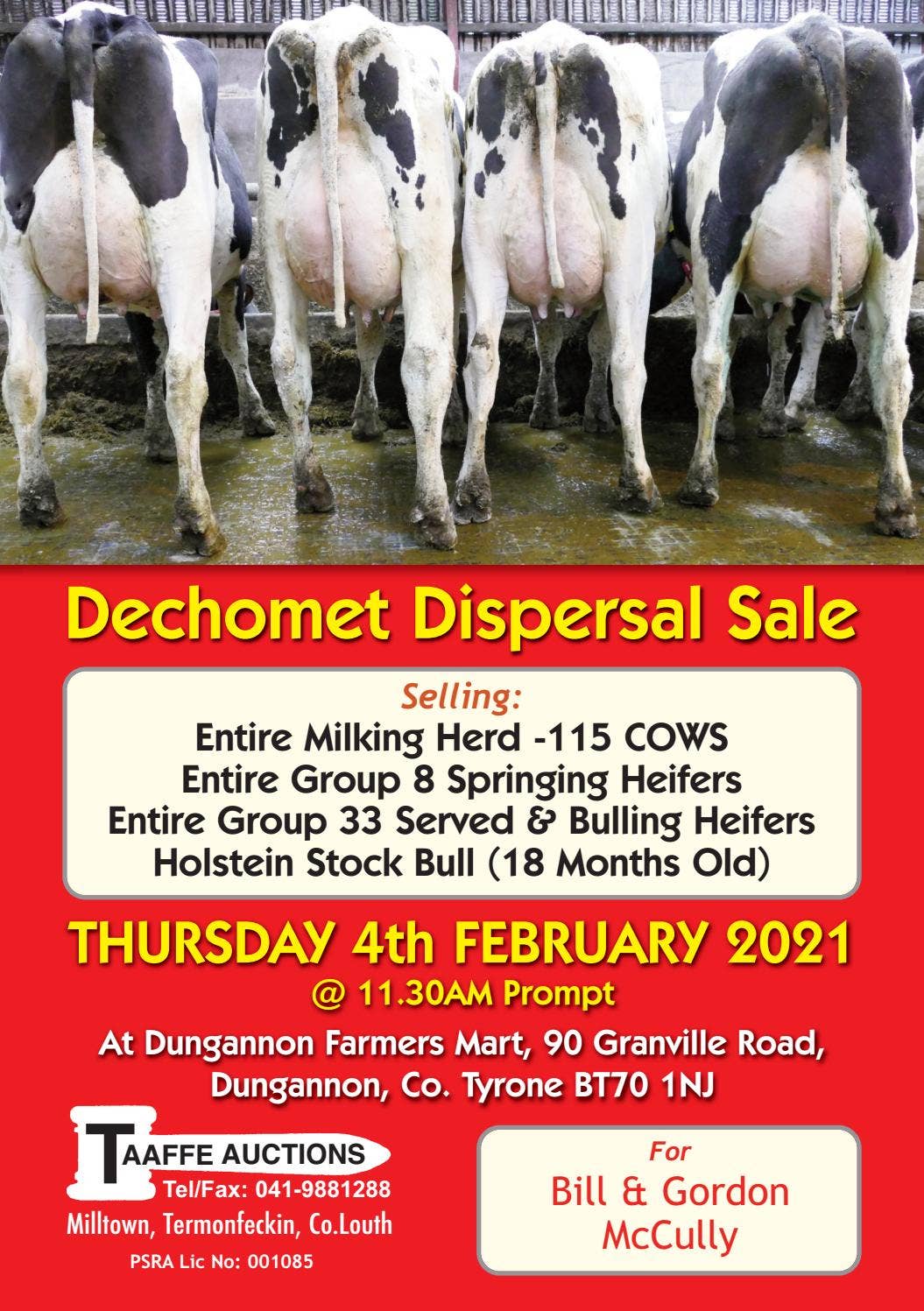DECHOMET DISPERSAL SALE by TAAFFE AUCTIONS LTD - Issuu
