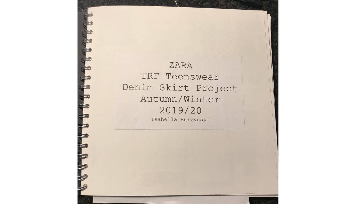 DMU Level 4 Skirt Project by Isabella Burzynski - Issuu