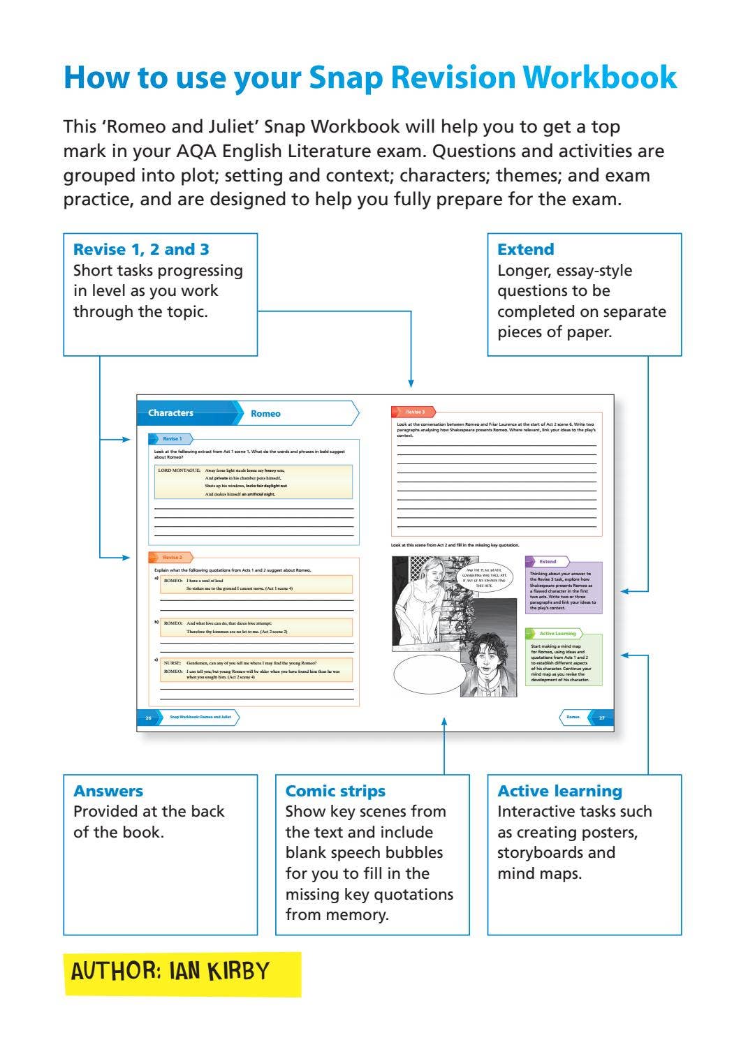 Collins GCSE 9-1 Snap Revision - Romeo and Juliet AQA GCSE 9-1 English ...