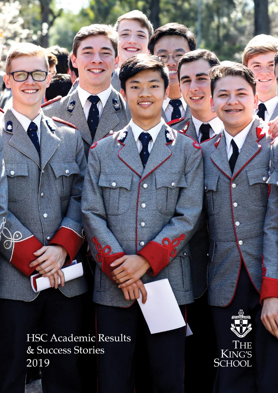 2019 HSC Results and Success Stories by thekingsschool_official - Issuu