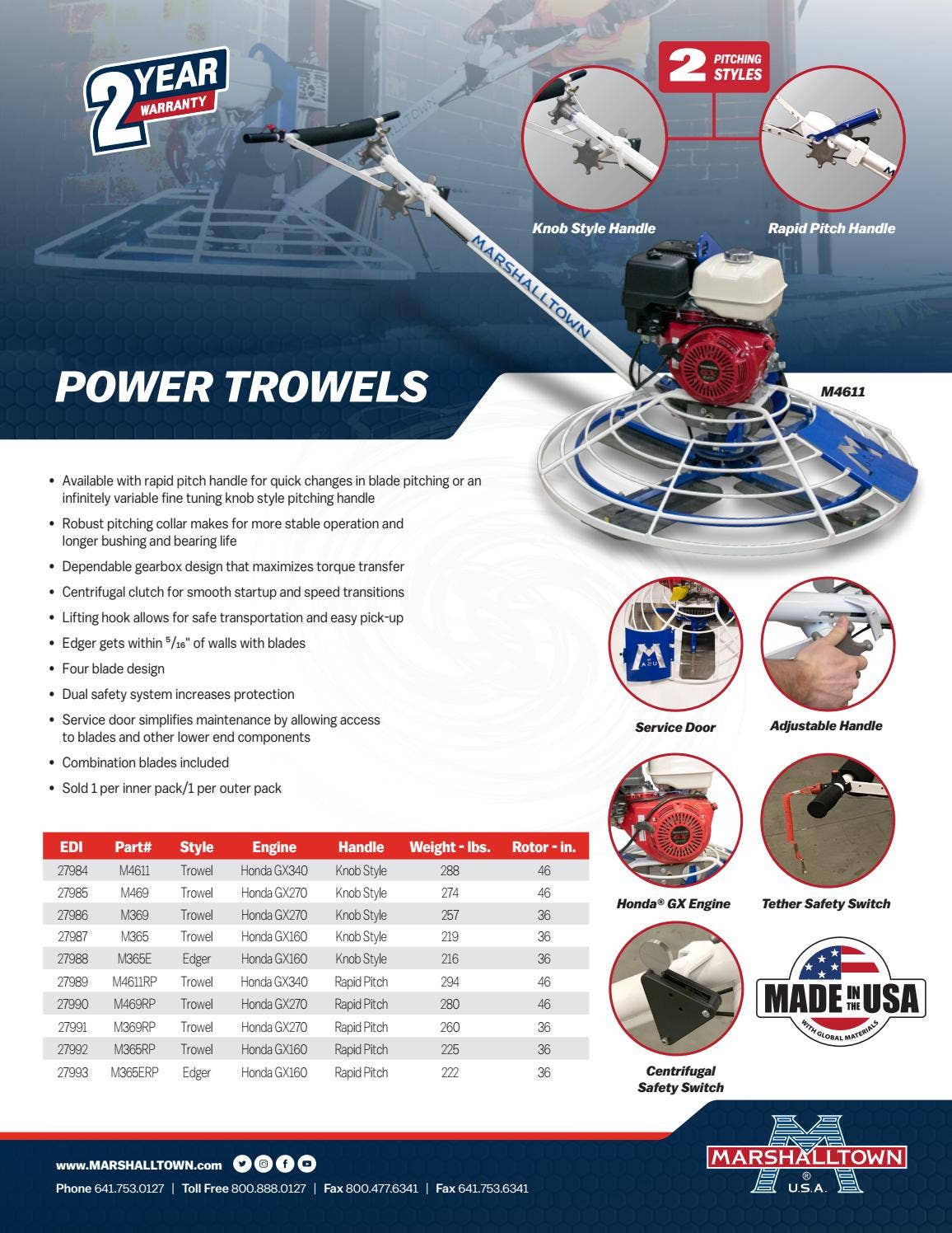 Marshalltown Power Trowel by Ram Tool Construction Supply Co. - Issuu