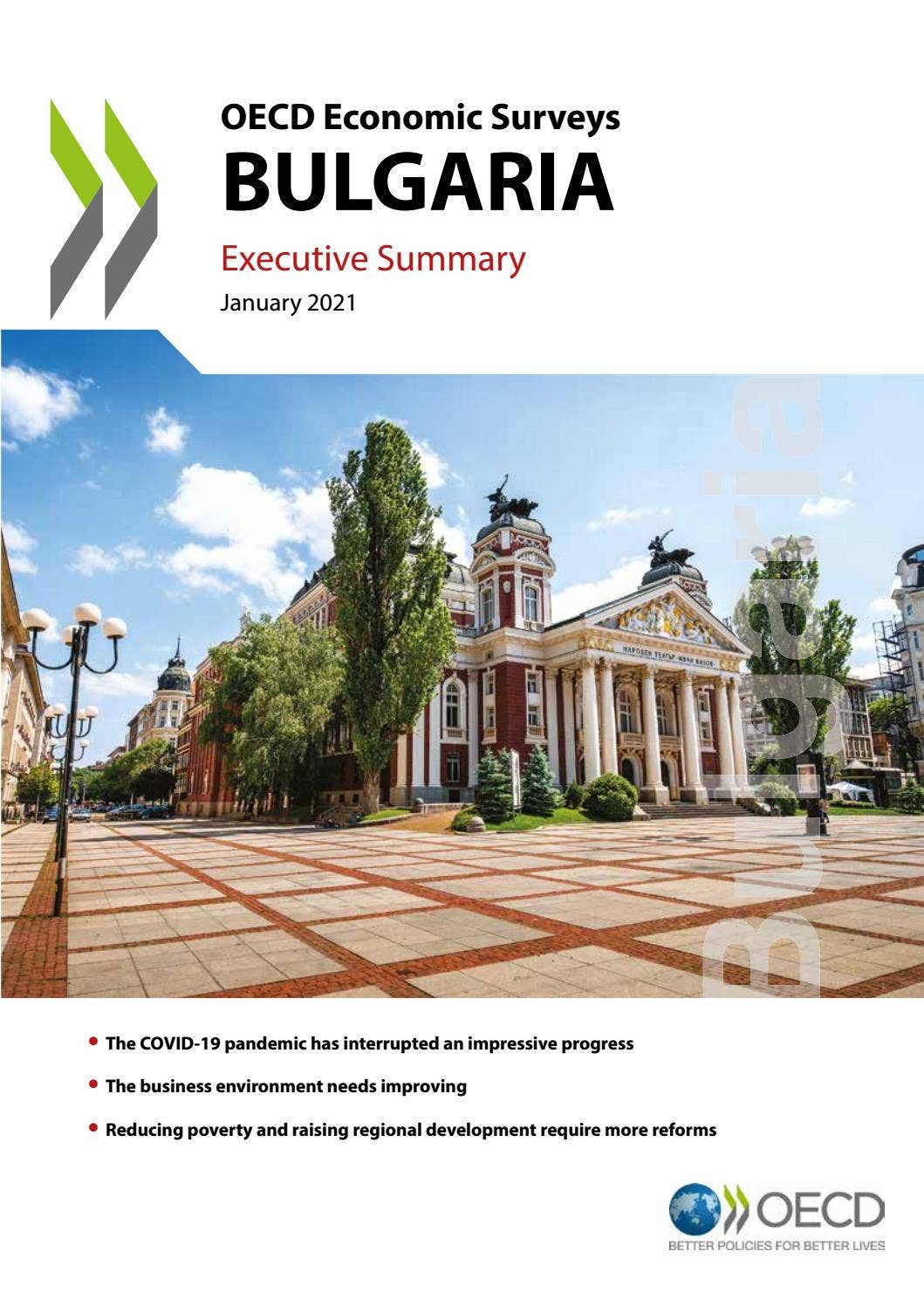 Executive Summary of the Economic assessment of Bulgaria 2021 by OECD ...
