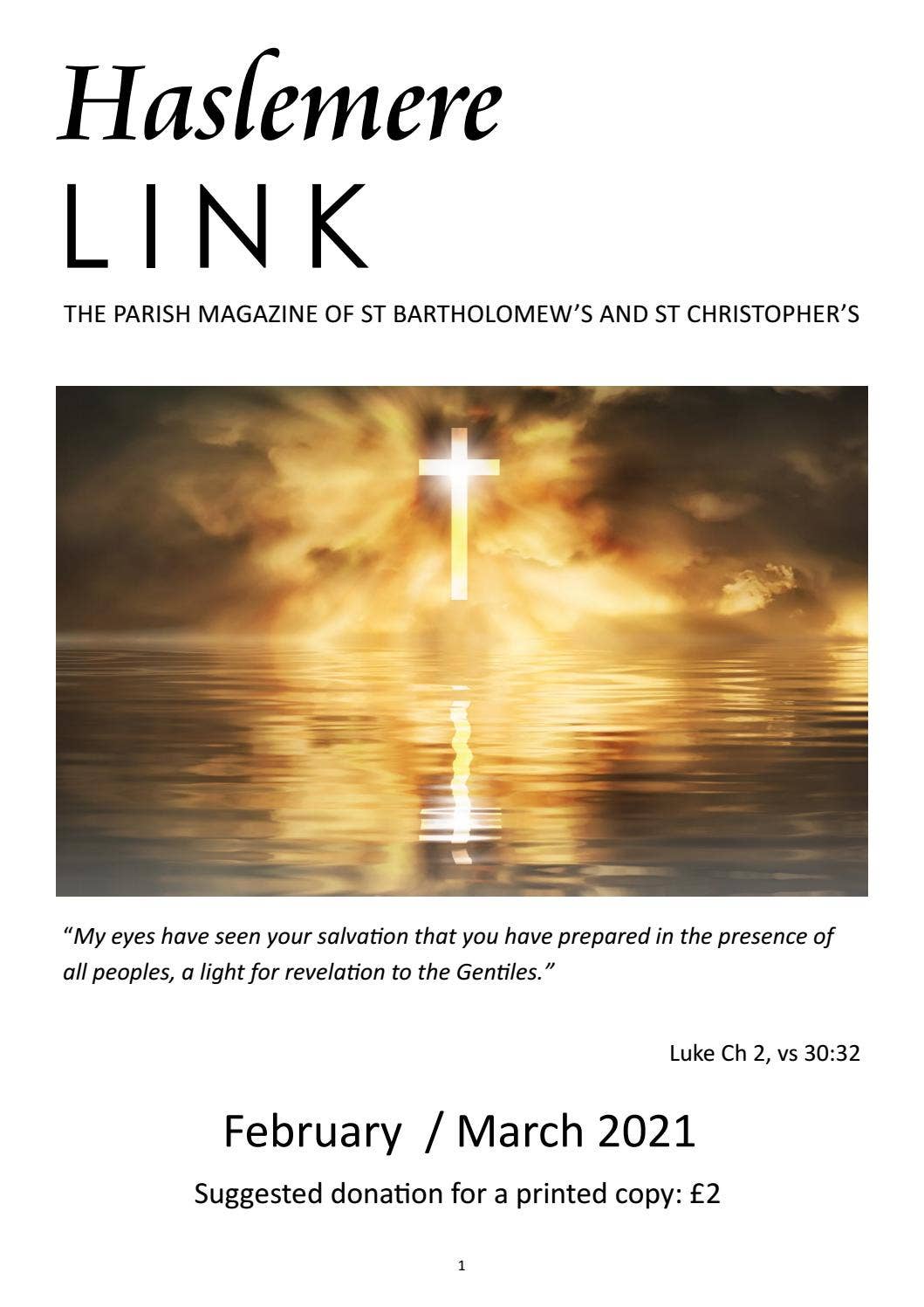 Haslemere Parish - Link Magazine - February/March 2021 by ...