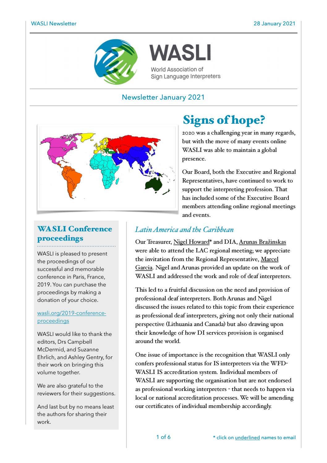 2021 WASLI Newsletter vol. 1 by WASLI Publications - Issuu