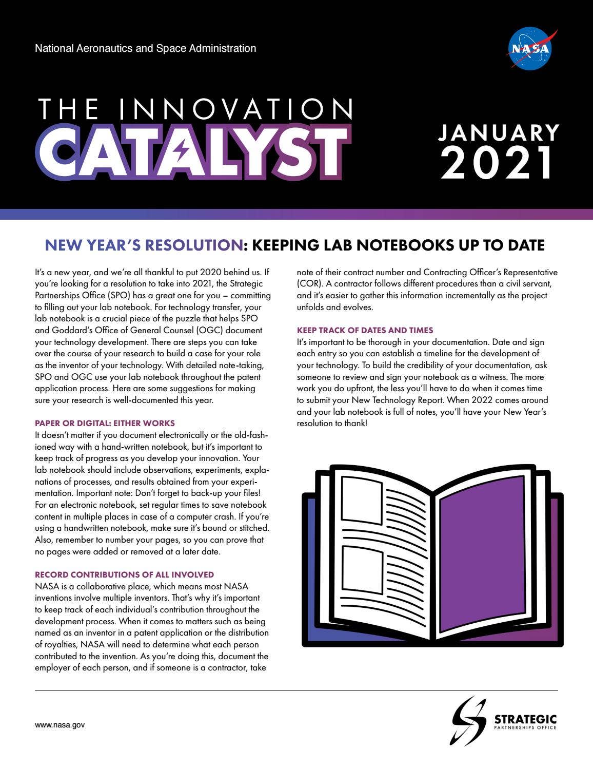 The Innovation Catalyst – January 2021 by NASA's Goddard Space Flight ...