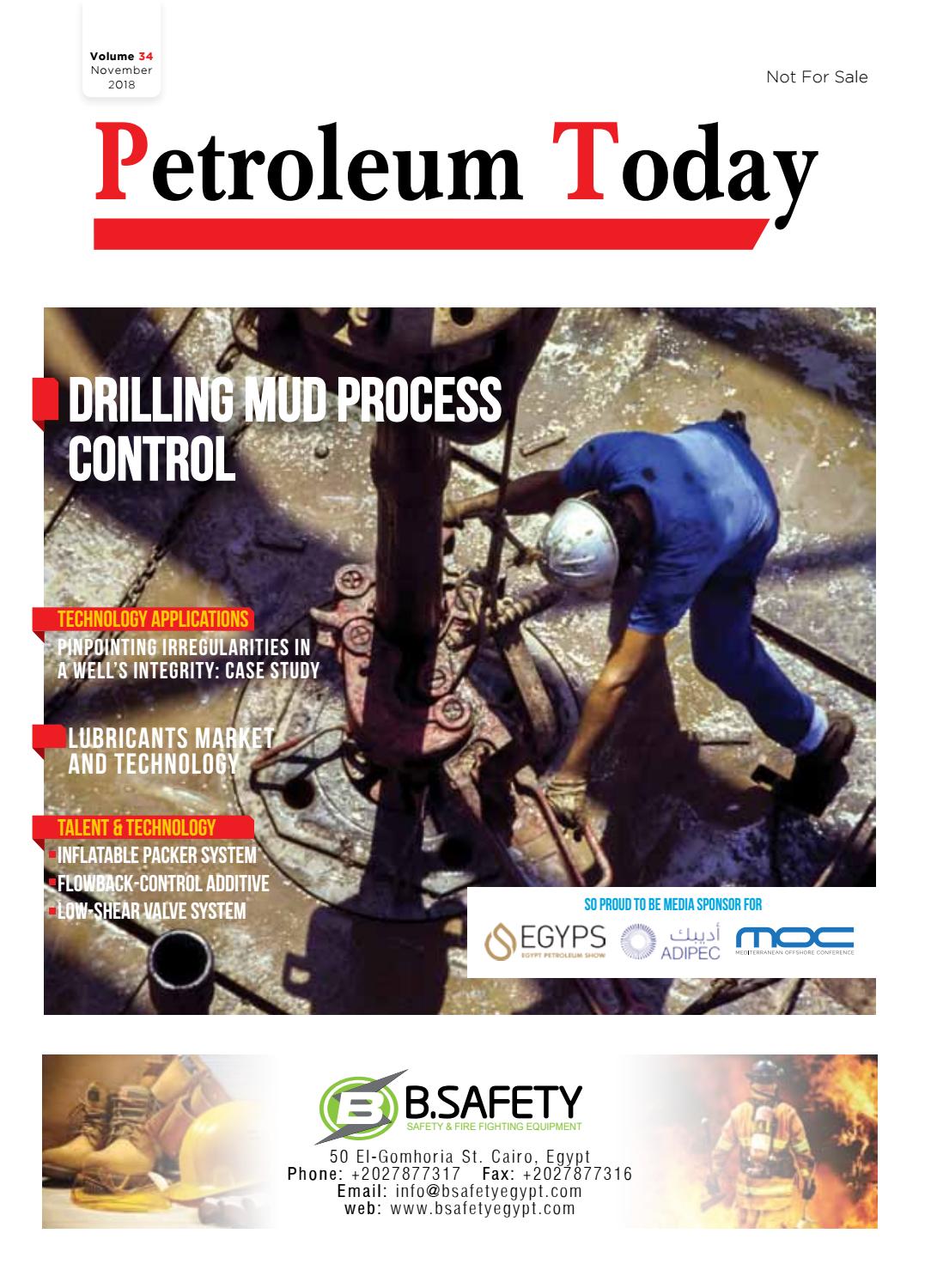 Volume 34th November 2018 by petroleum today mag - Issuu