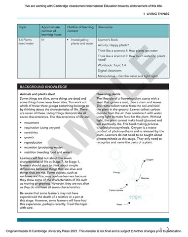 Primary Science Teacher’s Resource 1 Sample by Cambridge International ...
