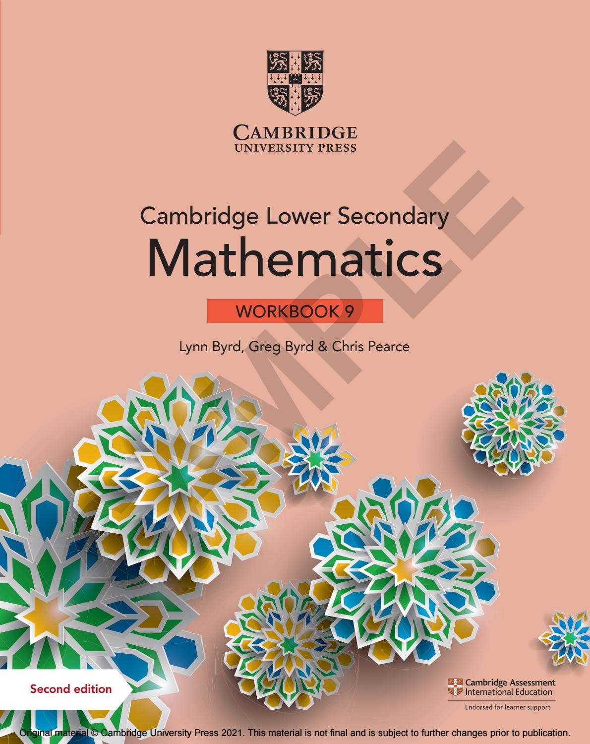 Lower Secondary Mathematics WORKBOOK 9 Sample by Cambridge ...