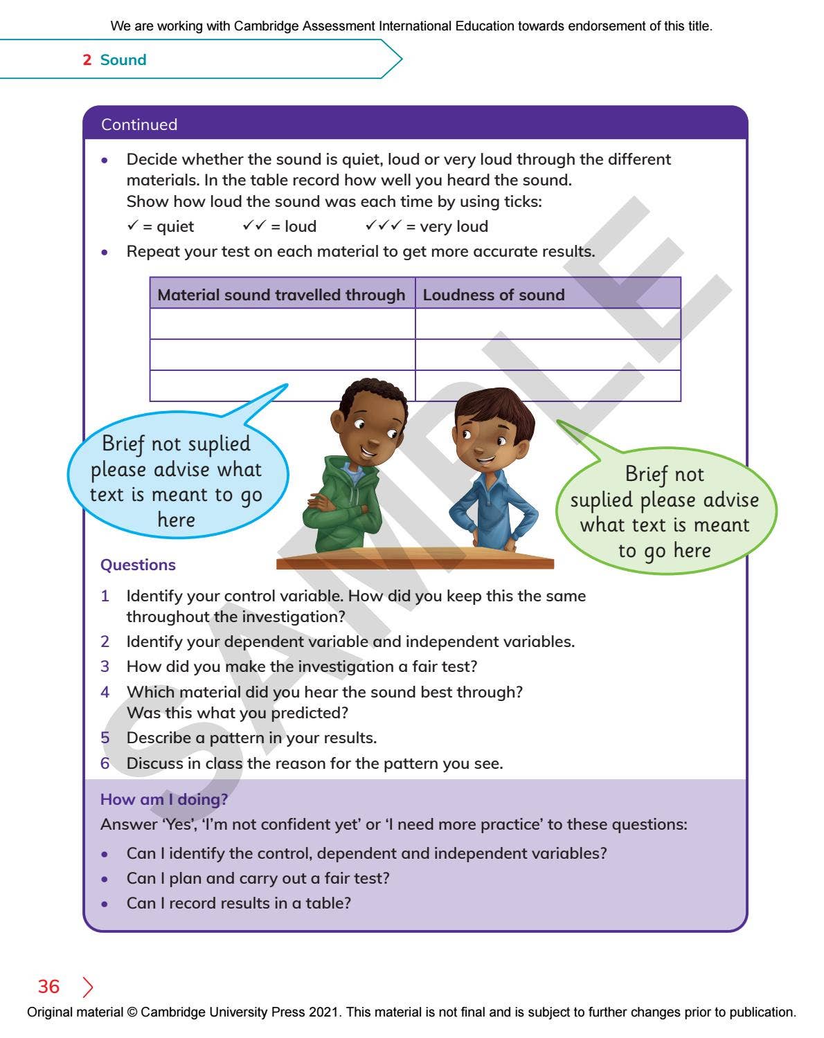 Primary Science Learner’s Book 5 Sample by Cambridge International ...