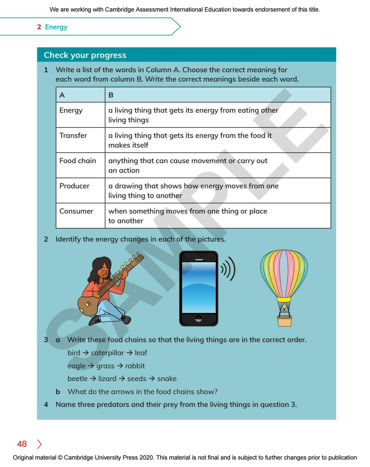 Primary Science Learner’s Book 4 Sample by Cambridge International ...