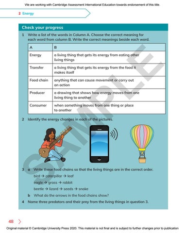 Primary Science Learner’s Book 4 Sample by Cambridge International ...