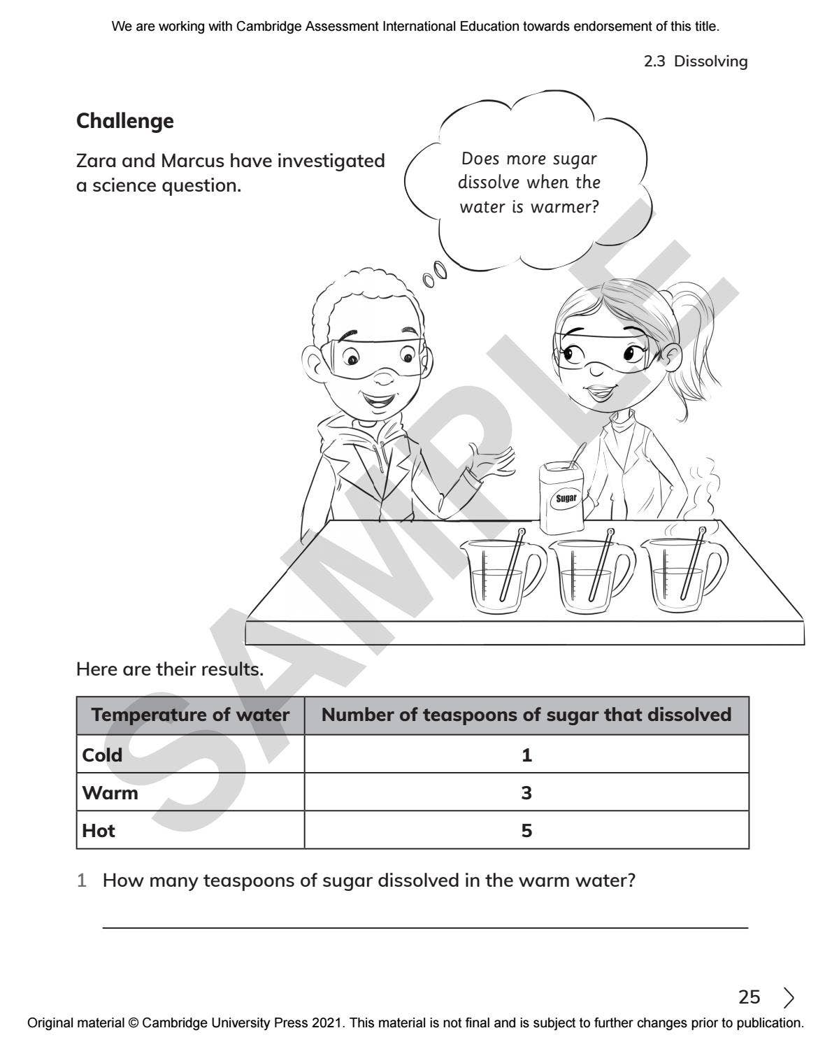Primary Science Workbook 3 Sample by Cambridge International Education ...