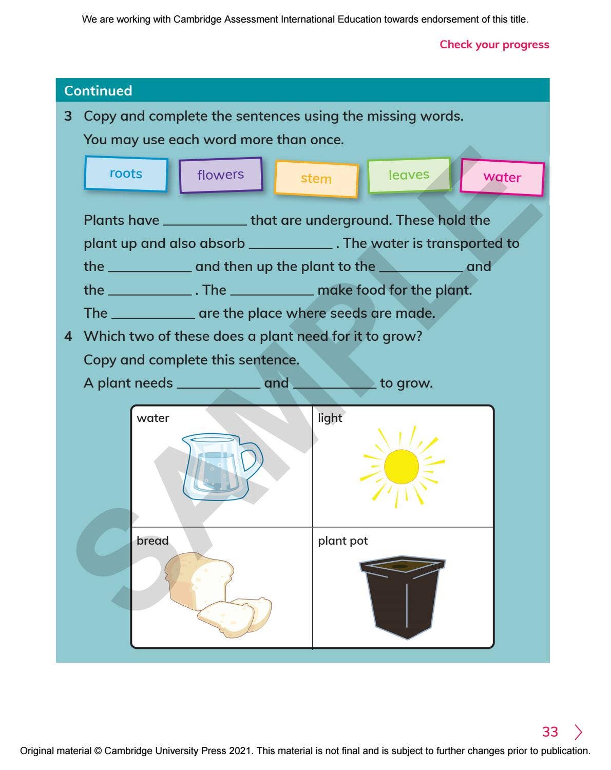 Primary Science Learner’s Book 3 Sample by Cambridge International ...