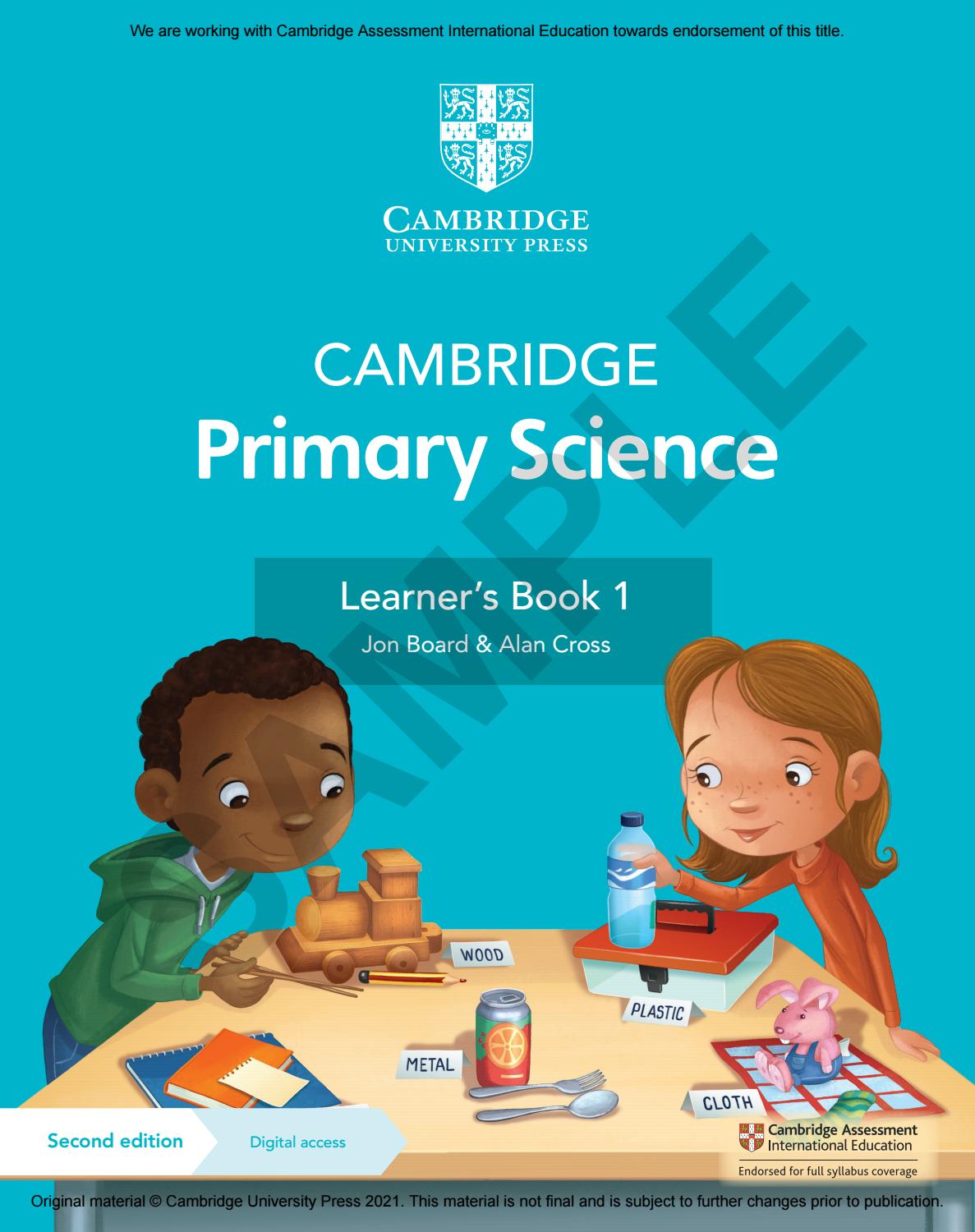 Primary Science Learner’s Book 1 Sample by Cambridge University Press ...