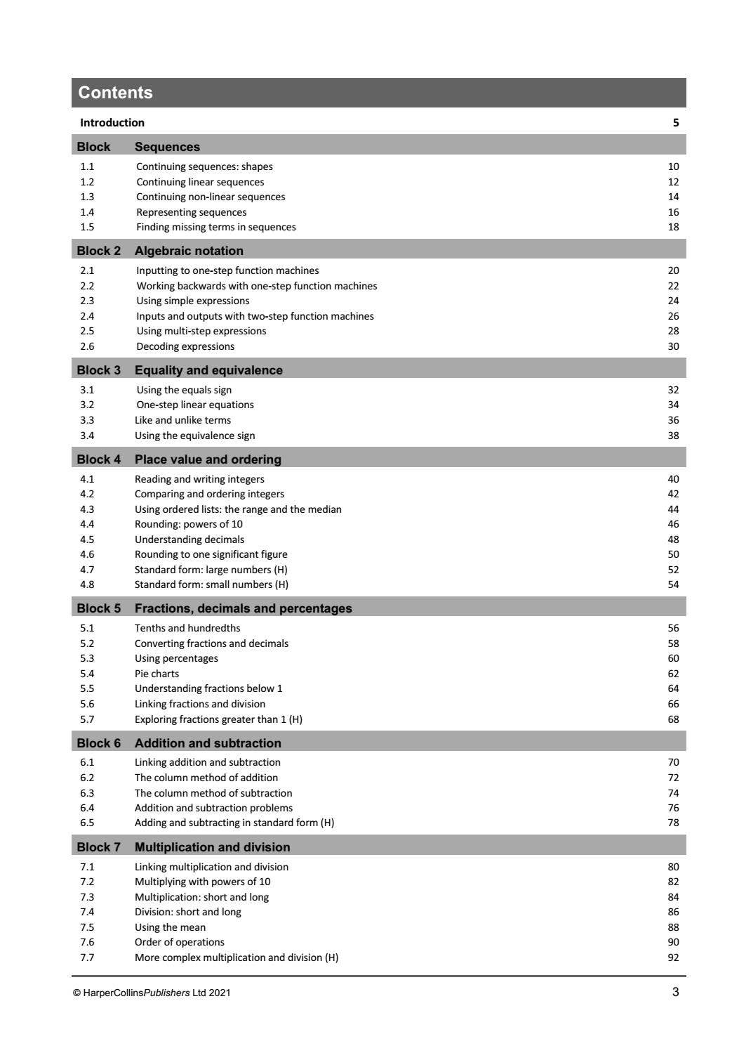 White Rose Maths Key Stage 3 - Behind the Questions Teacher Guide 1 by ...