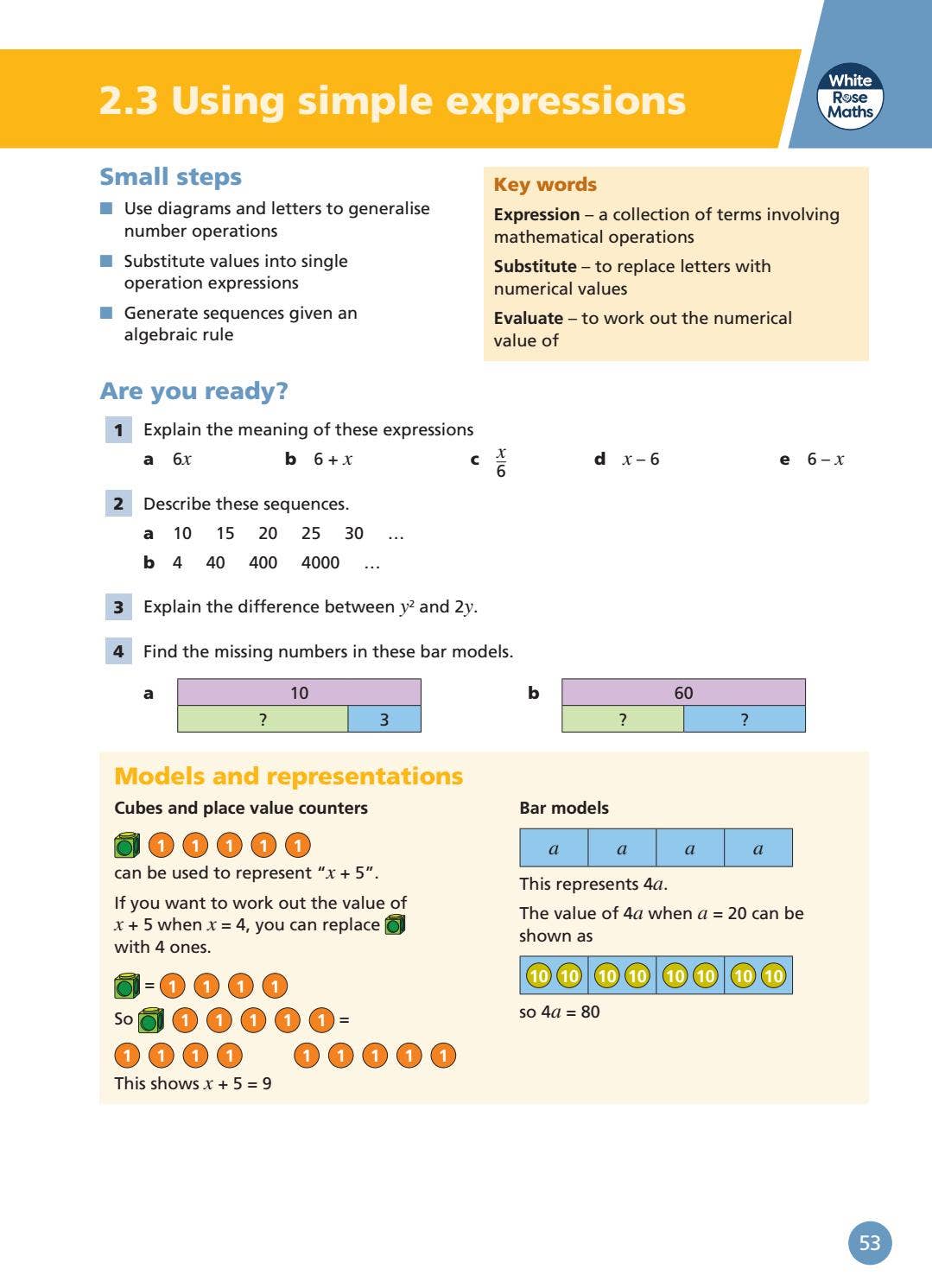 White Rose Maths Key Stage 3 - Student Book 1 by Collins - Issuu